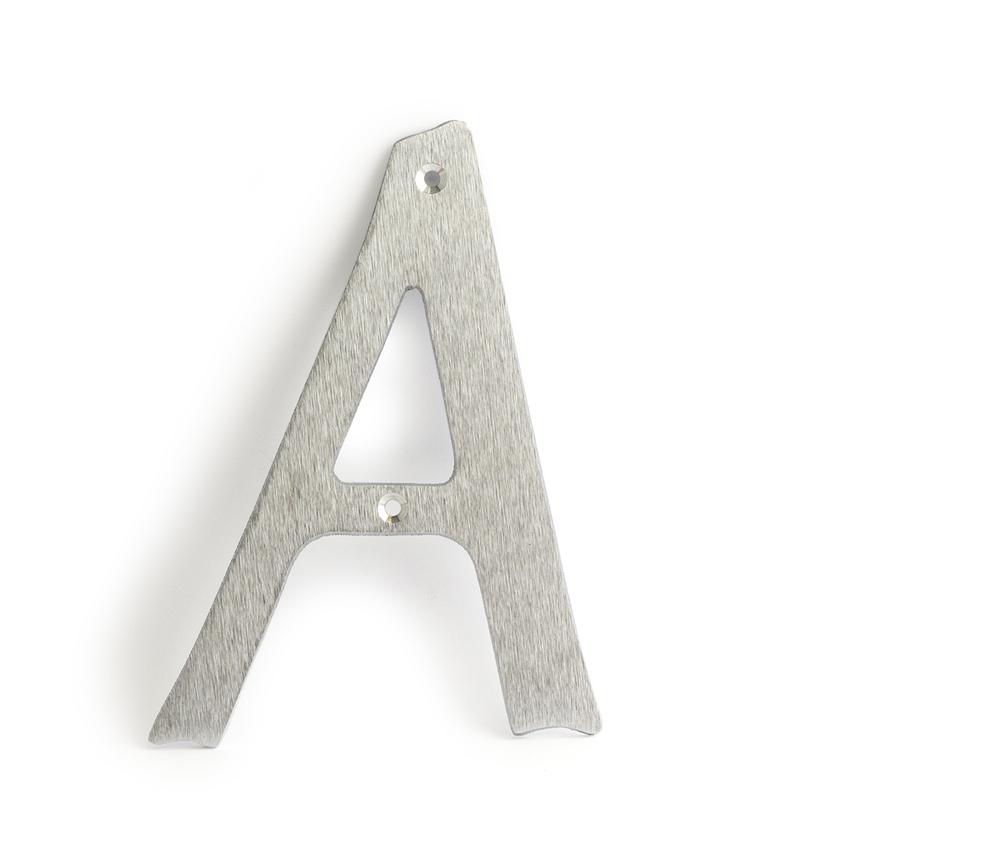 Bokstav A Habo 574 mattkrom GDS (HA12132) | AXS Webbshop